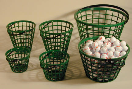 Plastic Driving Range Basket - Green – Range Mart