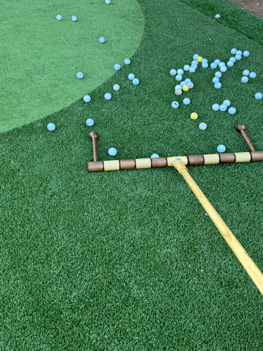 Perdew Rolling Wood Ball Pusher – Range Mart