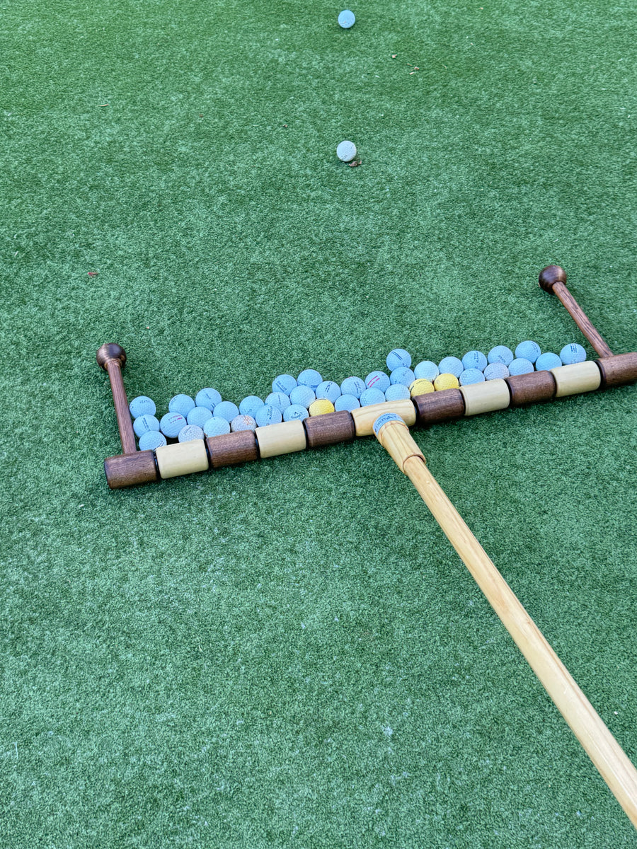 Perdew Rolling Wood Ball Pusher – Range Mart