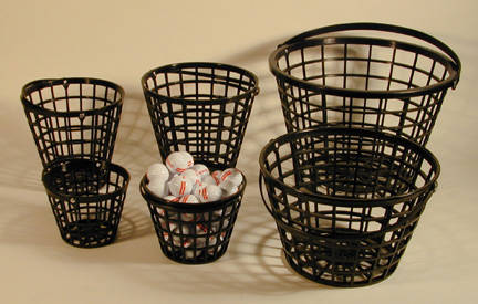 Plastic Driving Range Basket - Black – Range Mart