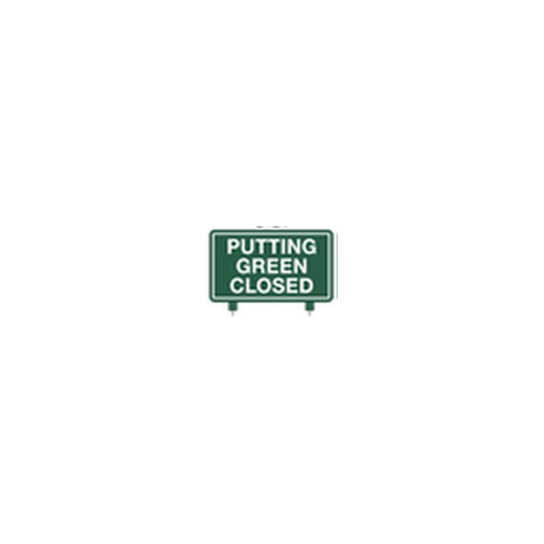 Fairway Sign - 15"x9" - Putting Green Closed – Range Mart