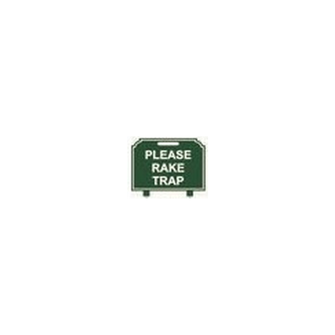 Fairway Sign - 12"x10" - Please Rake Trap – Range Mart
