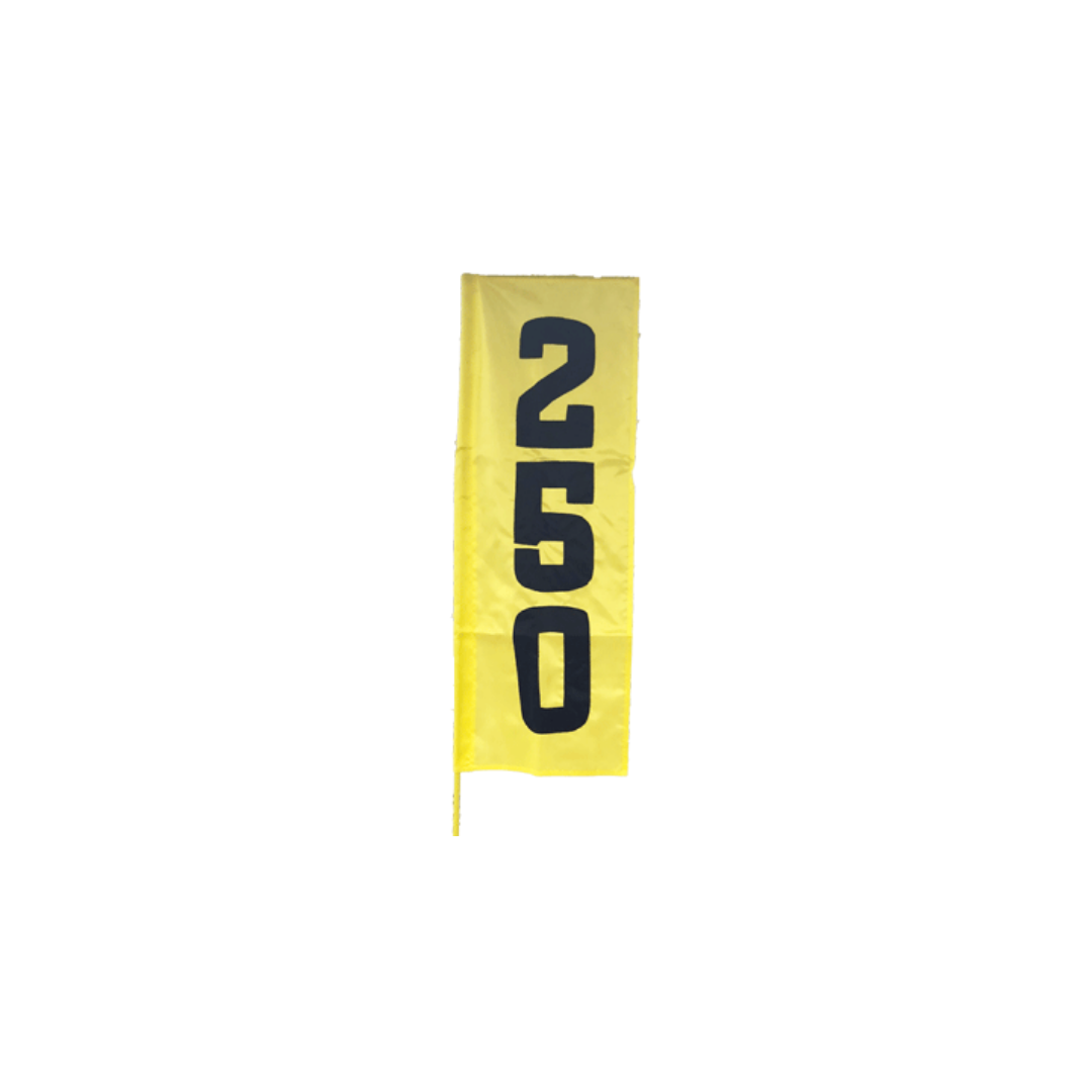 Vertical Nylon Range Banner - Yellow – Range Mart