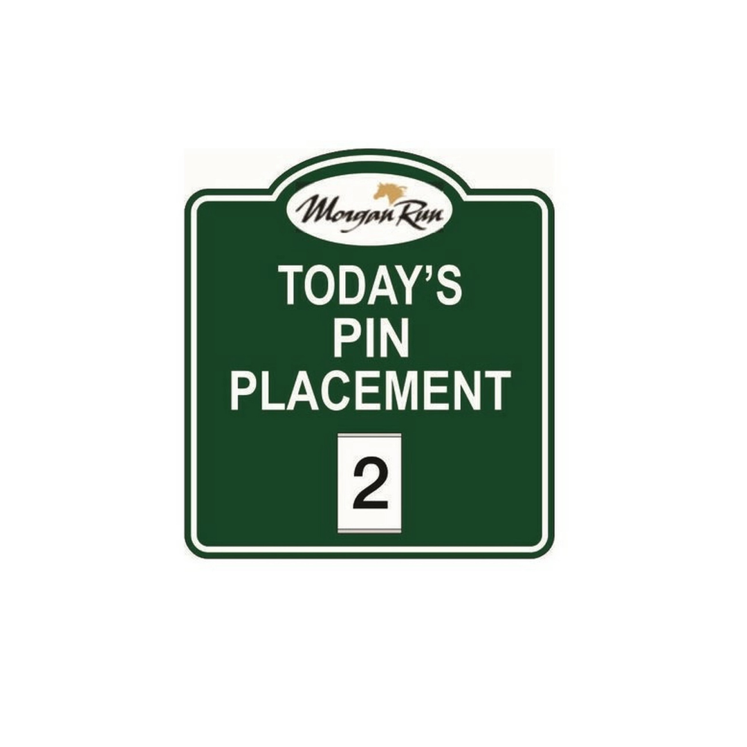 Pin Placement Sign – Range Mart