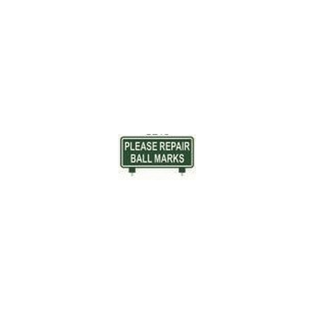 Fairway Sign - 12"x6" - Please Repair Ball Marks – Range Mart
