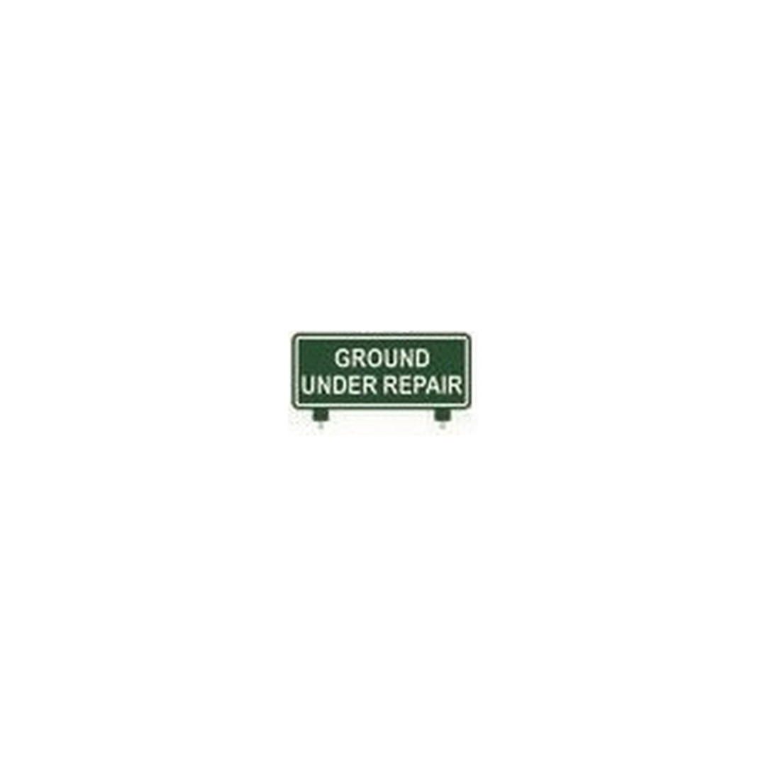 Fairway Sign - 12"x6" - Ground Under Repair – Range Mart