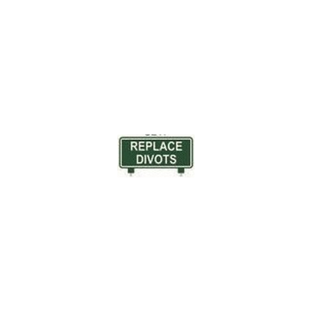 Fairway Sign - 12"x6" - Replace Divots – Range Mart