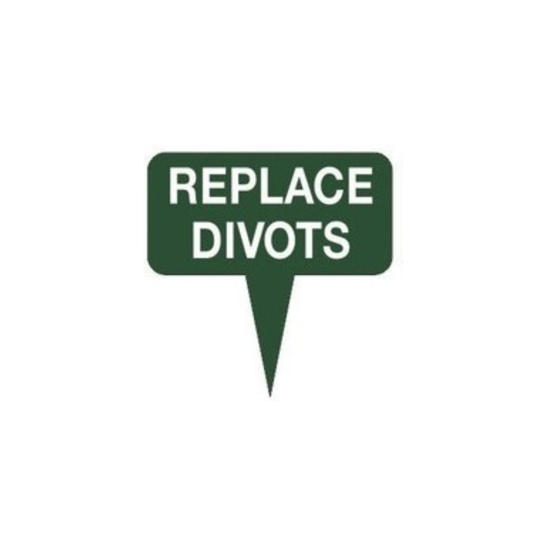Fairway Sign - 10"x10" - Replace Divots – Range Mart