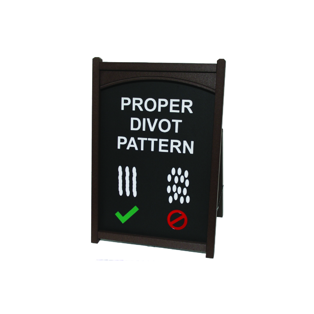 Proper Divot Pattern Easel With 2"x2" Frame – Range Mart